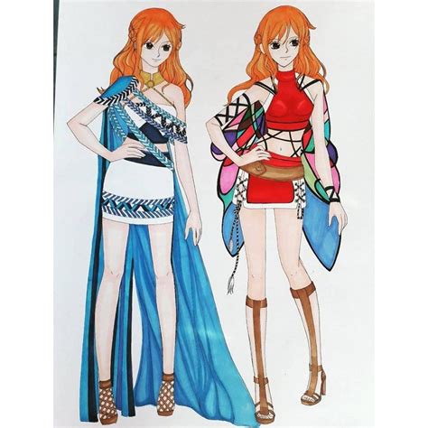 Six Outfit Challenge Nami One Piece Dress 1 And 2 By Tiride On Deviantart