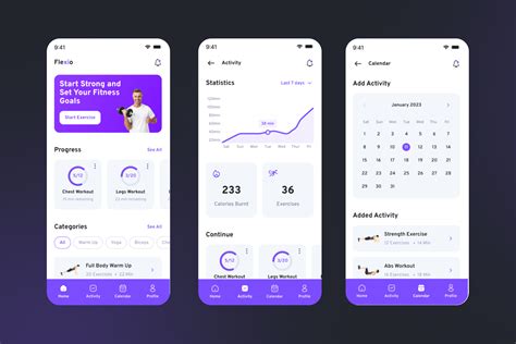 Fitness Workout App UI Kit