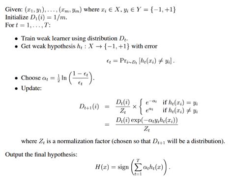 Log Book — Adaboost The Math Behind The Algorithm Towards Data Science