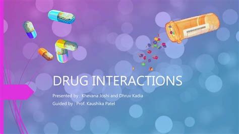 Drug Interactions Pptx