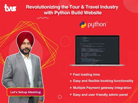 revolutionizing the tour and travel industry with python build website