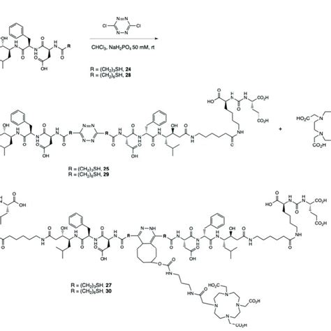 Scheme 2 General Synthetic Scheme Of The Dimeric Compounds 27 And 30 Download Scientific