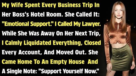 My Wife Spent Every Business Trip In Her Bosss Hotel Room She Called