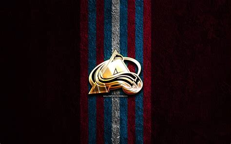 다운로드 콜로라도 눈사태 황금 로고 4k 보라색 돌 배경 Nhl 미국 하키 팀 내셔널 하키 리그 콜로라도 눈사태 로고 하키 콜로라도 눈사태 바탕 화면 무료