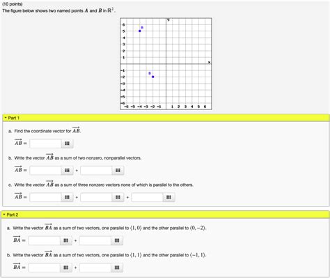 [solved] 10 points the figure below shows two named points a and b