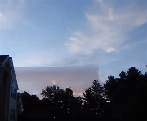 Mysterious Square Edged Cloud Appears Over Richmond Virginia By Terry Larch Freaklore Medium
