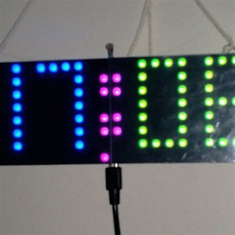 neopixel bedroom clock