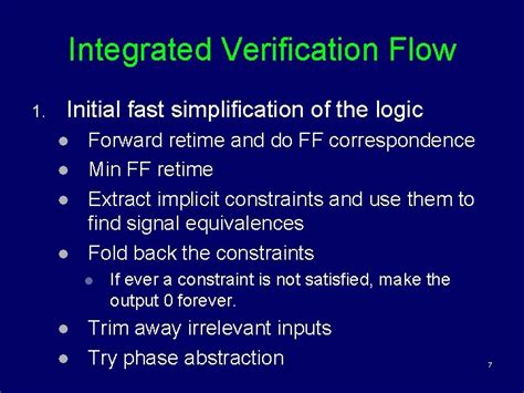 Sequential Verification Overview Robert Brayton Uc Berkeley Overview