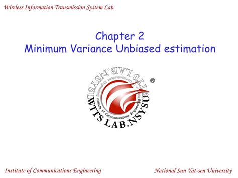 Ppt Chapter 2 Minimum Variance Unbiased Estimation Powerpoint Presentation Id6625734