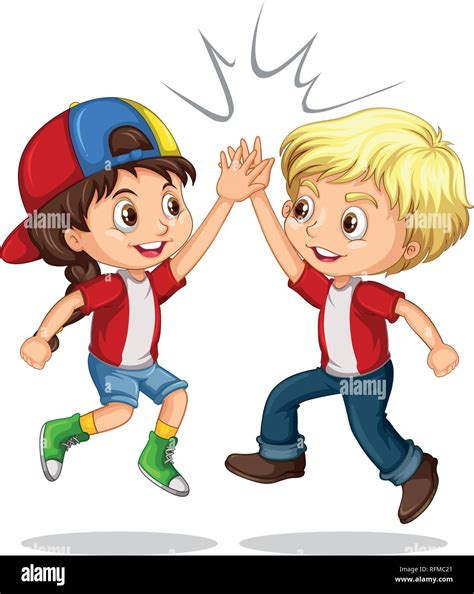 Cartoon High Five