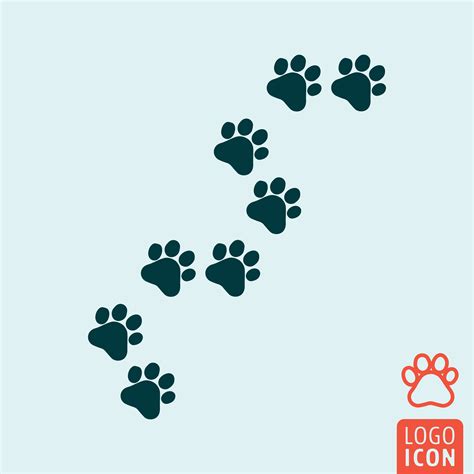 Cat Paw Icon Isolated 557265 Vector Art At Vecteezy