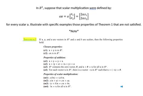 Solved In R2 Suppose That Scalar Multiplication Were Chegg Com