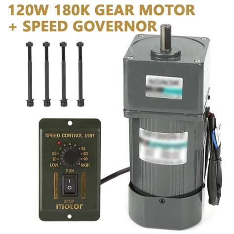 Nuovo Motore Ingranaggi 180k Motore Elettrico Cw Ccw Regolatore
