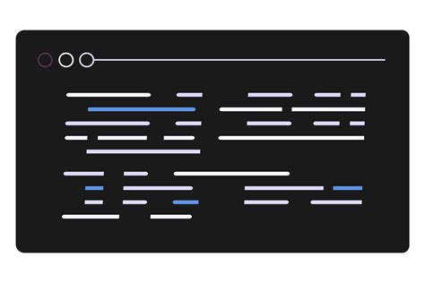Terminal Window Programming Language On Afbeelding Door