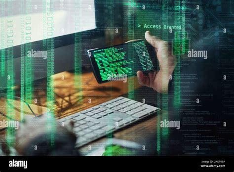 Just A Few Clicks And Youre Hacked An Unidentifiable Hacker Cracking A