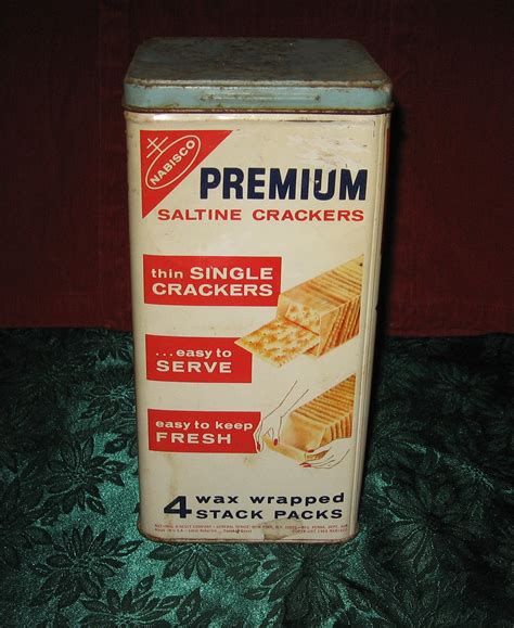 1969 Nabisco Cracker Tin Etsy
