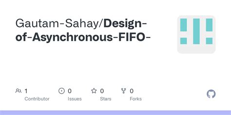 GitHub Gautam Sahay Design Of Asynchronous FIFO