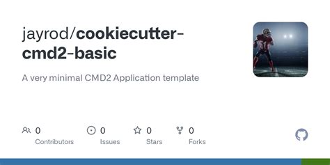 github jayrod cookiecutter cmd2 basic a very minimal cmd2 application template