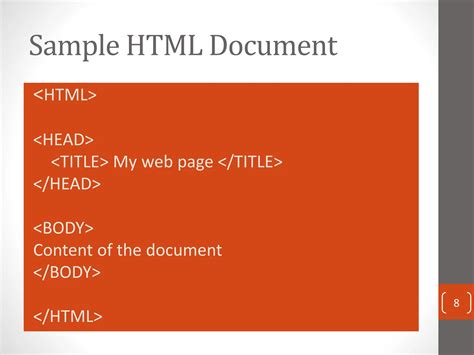 introduction to html communication skills ppt