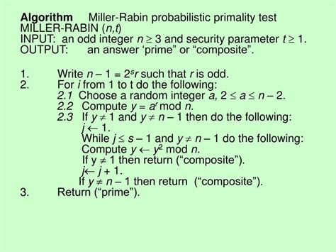 Ppt Primality Testing Its Importance For Cryptography Powerpoint Presentation Id1174776