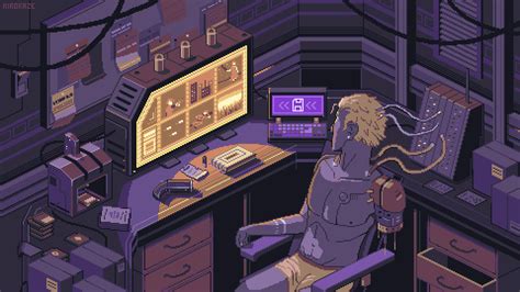 1920x1080 Pixel Art City Cyberpunk Porn Sex Picture