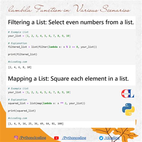 lambda function in various scenarios python coding medium