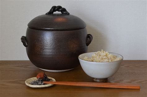 玄米ごはん2合鍋 三鈴陶器
