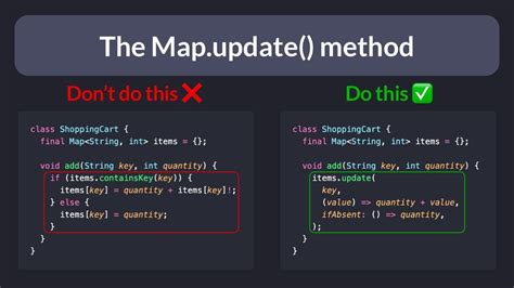 How To Update A Map Of Key Value Pairs In Dart Rflutterdev