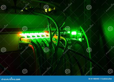 Core Switch Technology In Network Room Place Stock Photo Image Of Electronic Technology 81188440