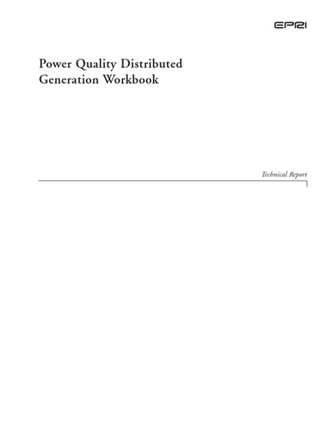 pdf power quality distributed generation workbook dokumen tips