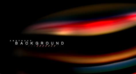 검은 배경에 초록 물결 라인 유체 레인 보우 스타일 컬러 줄무늬 프레 젠 테이 션 애플 리 케이 션 배경 배너 또는 포스터에 대 한 예술적인 그림 0명에 대한 스톡 벡터