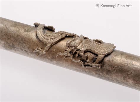 Antique Kiseru Tobacco Pipe Kasasagi Fine Arts