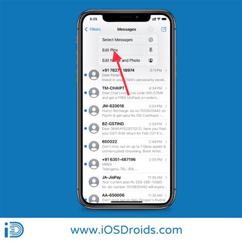 How To UnPin A Text Message On IPhone Methods