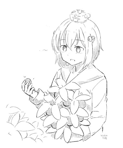 Yukikaze Kantai Collection Drawn By Hikashima Shiofune Danbooru