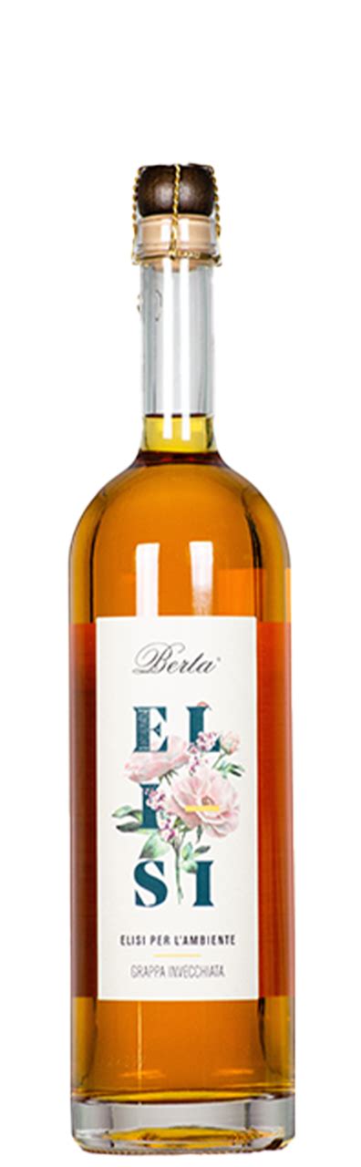 Grappa Elisi 10 Anni Barbera Nebbiolo Cabernet Distilleria Berta Mombaruzzo Piemont