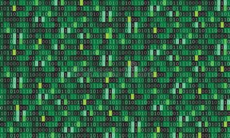 Binary Code Computer Matrix Background Art Design Digits On Screen
