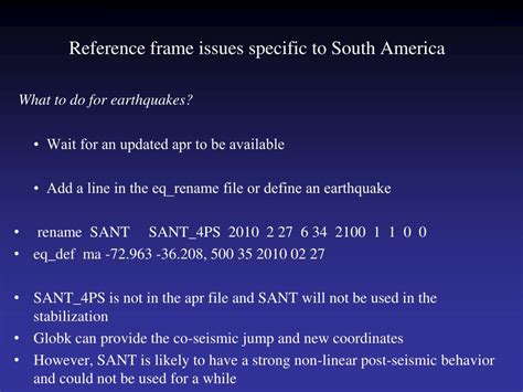 Ppt Advancements In Geodetic Reference Frame Definitions And Time