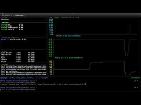 How To Monitor A Docker Image With Lazydocker Blog By Gaspare Vitta