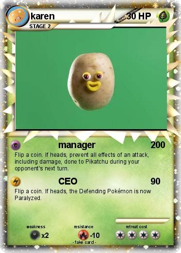 Pokémon Karen 201 201 Manager My Pokemon Card