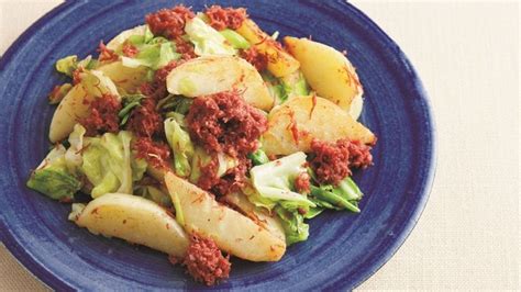 キャベポテコンビーフ レシピ 藤野 嘉子さん｜みんなのきょうの料理 レシピ 料理 レシピ レシピ コンビーフ
