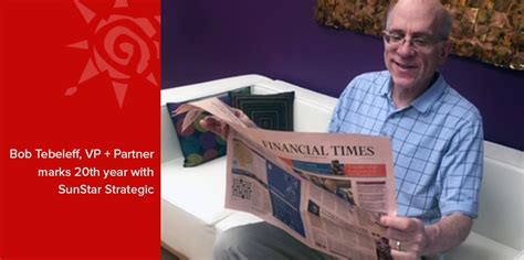 20 Years Sunstar Celebrates Bob Tebeleff Vp Partner