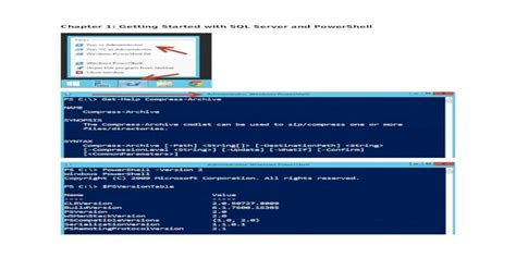 chapter 1 getting started with sql server and powershell · s] backup