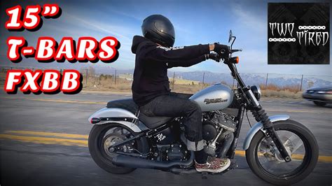 Dominator Industries Straight T Bars Harley Davidson Street Bob