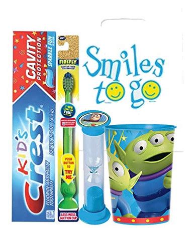 Toy Story Inspired 4pc Bright Smile Oral Hygiene Bundle Light Up