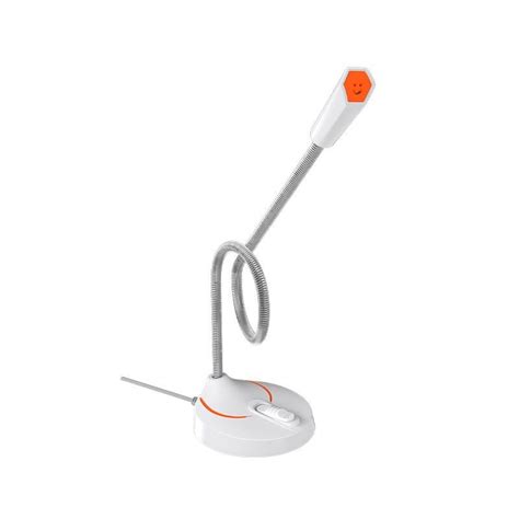 Microfon Meetion Conectare Usb Cablu 2 2m Alb Emag Ro