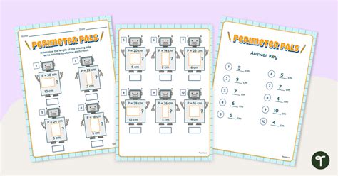 Find The Missing Side Worksheet Teach Starter