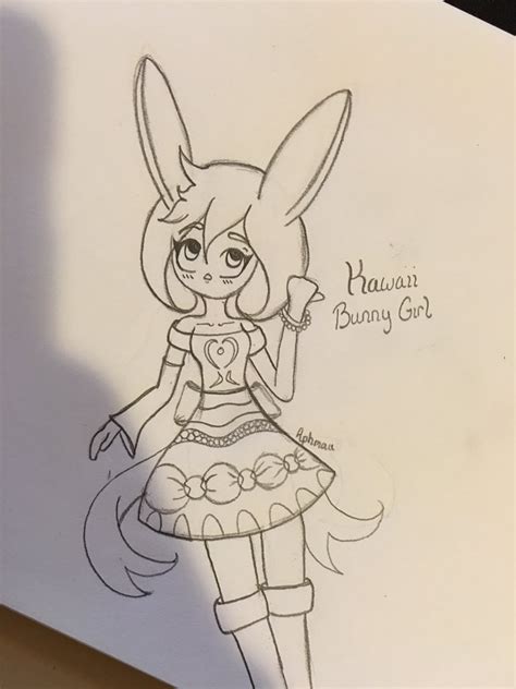 Bunny Girl Drawing
