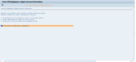 FMTR SAP Tcode FM Budgetary Ledger Trace