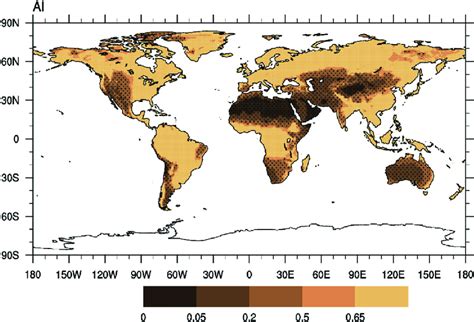 Spatial Distribution Of Different Climatic Regions Classified By The