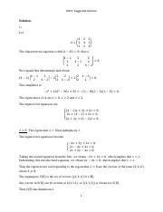 ENGG HW Suggested Solution Pdf HW Suggested Solution Solution Let
